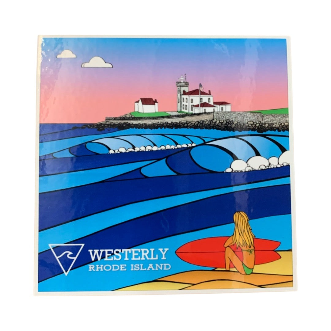 Watch Hill Keith Bessette Sticker - Rhode Island Surf Co.